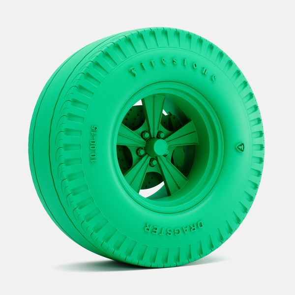 1/24 Scale, 15x10 Radir Tri Ribb Wheel, Firestone Drag