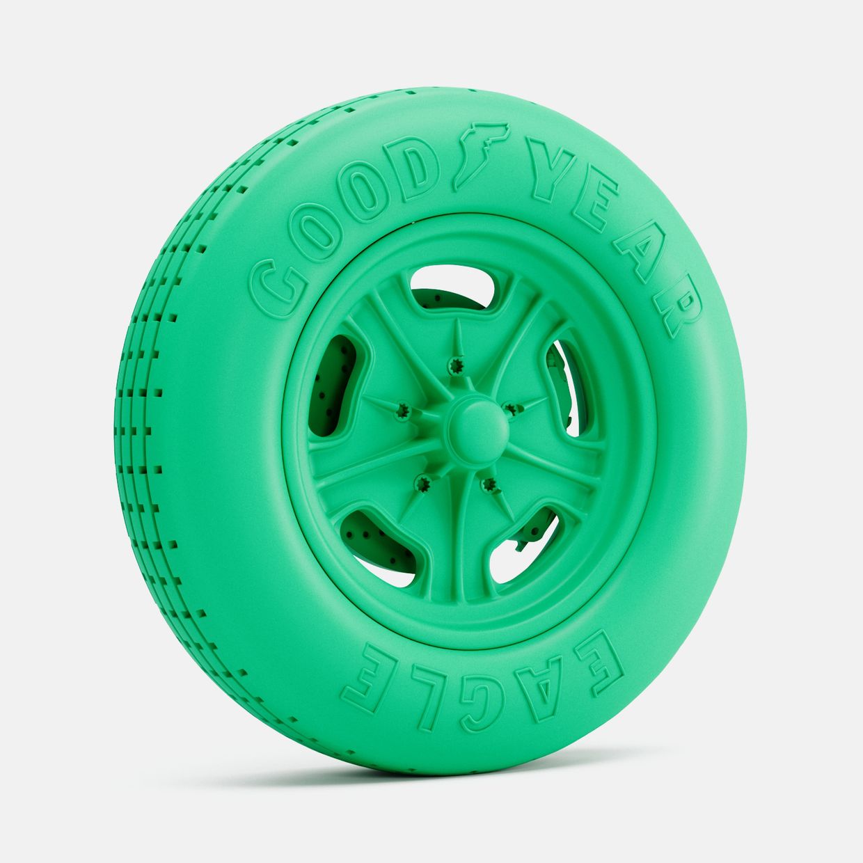 1/24 Scale, 15x4.5 American Rebel Starburst Wheel, Goodyear Eagle Front ...