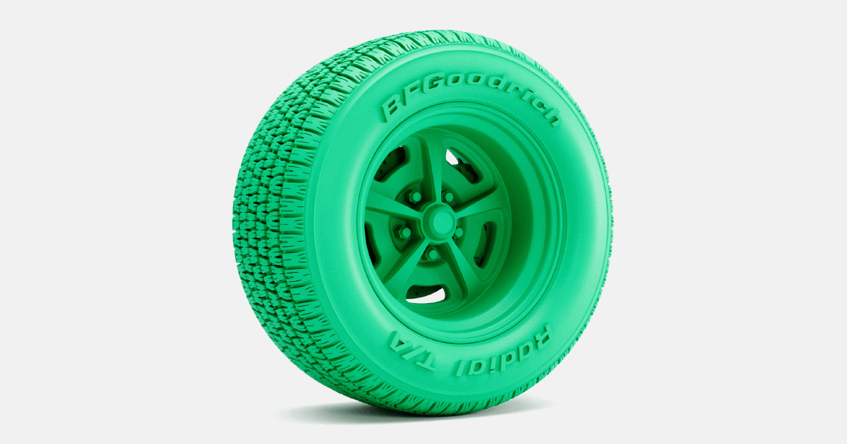 STL Download, 1/25, 1/24, 1/18, 15x10 Magnum 500 Wheel, BFGoodrich ...