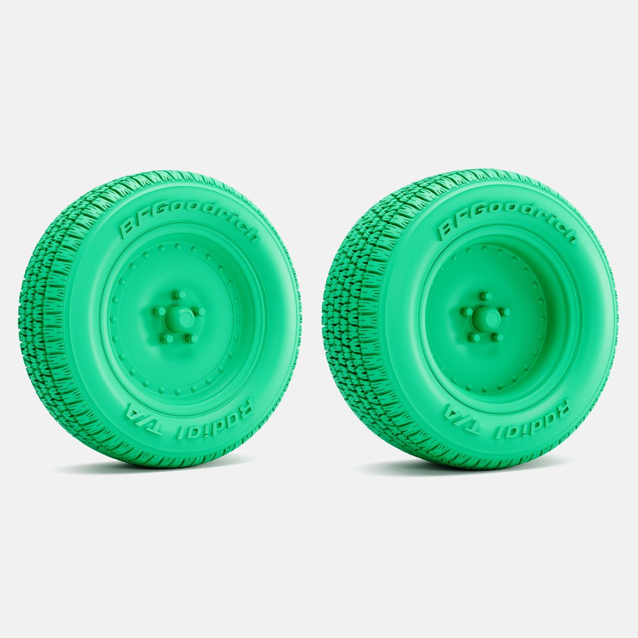 1/24 Scale, 15x7 & 15x10 Centerline Auto Drag Wheels, BFGoodrich Radial ...