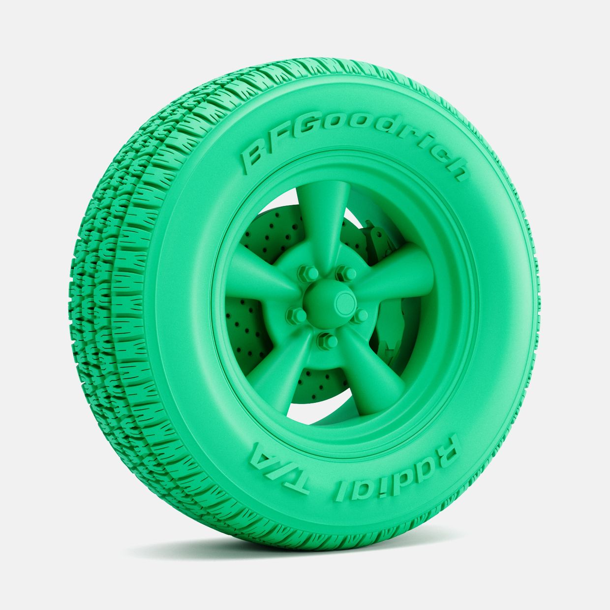 1/24 Scale, 15x8 Pacer Supreme Wheel, BFGoodrich Radial T/A Tire