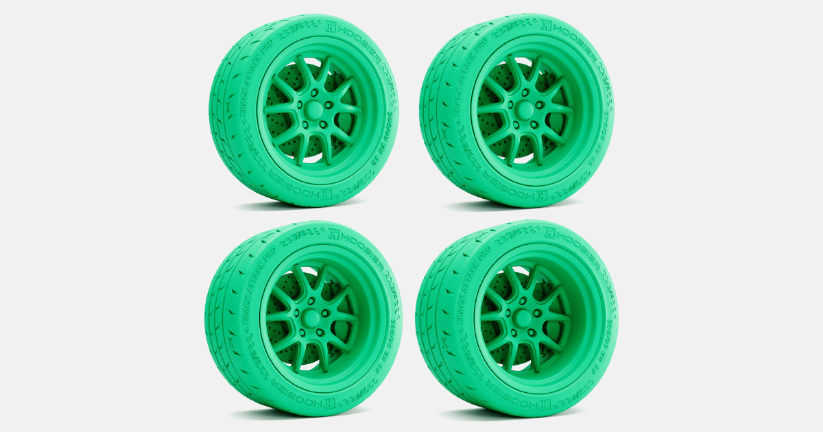 STL Download, 1/25, 1/24, 1/18, Rocket Attack Wheels, Hoosier Track ...