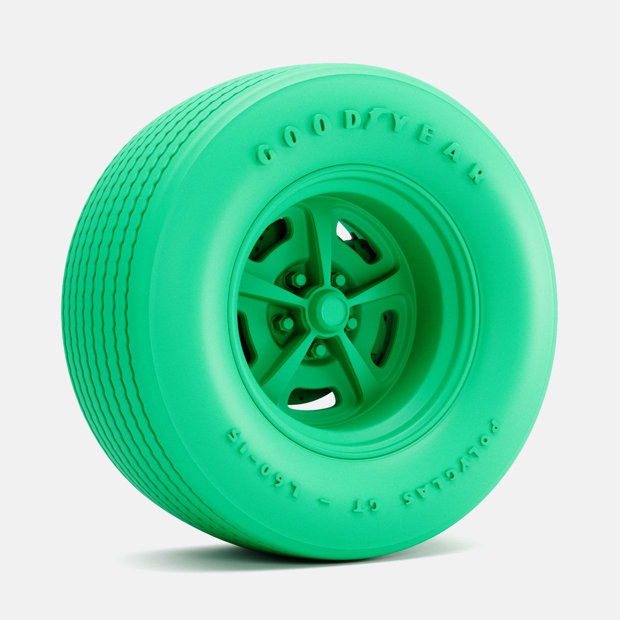 1/24 Scale, 15x10 Magnum 500, Goodyear Polyglas GT L60-15 Tire