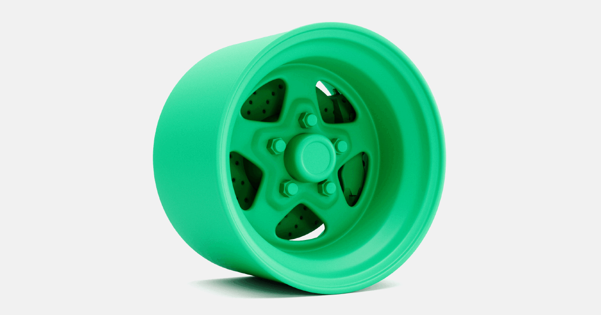 STL Download, 1/25, 1/24, 1/18, 15x10 Weld Pro Star Wheel