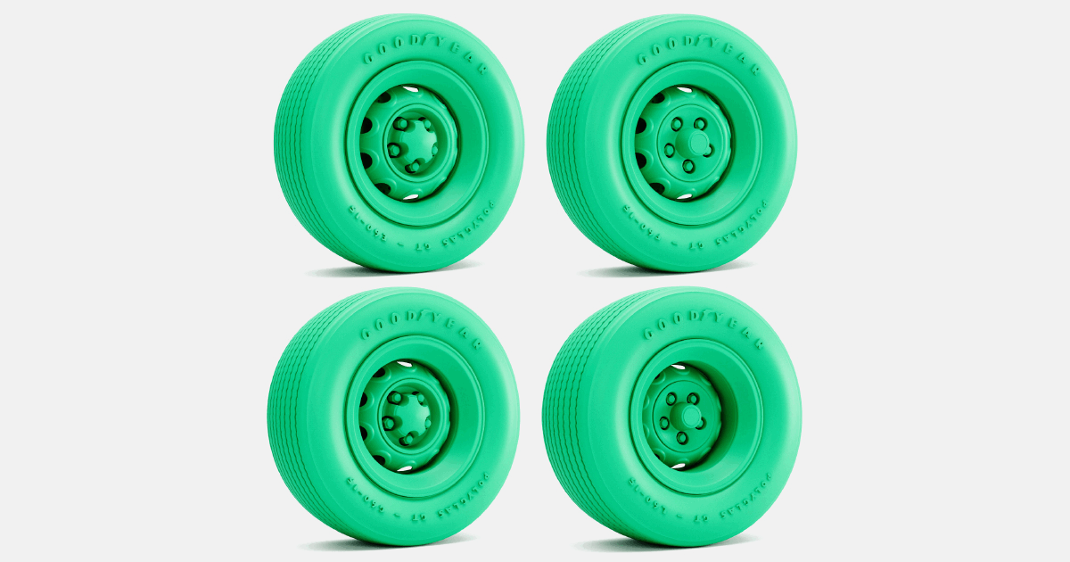 STL Download, 1/25, 1/24, 1/18, Mopar Rallye Wheels, Goodyear Polyglas ...