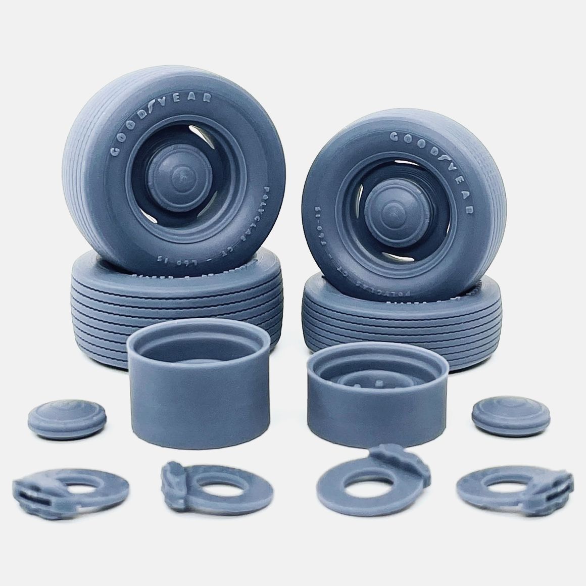 3D Printed Car Wheels, Tires, and Parts. STL Downloads.
