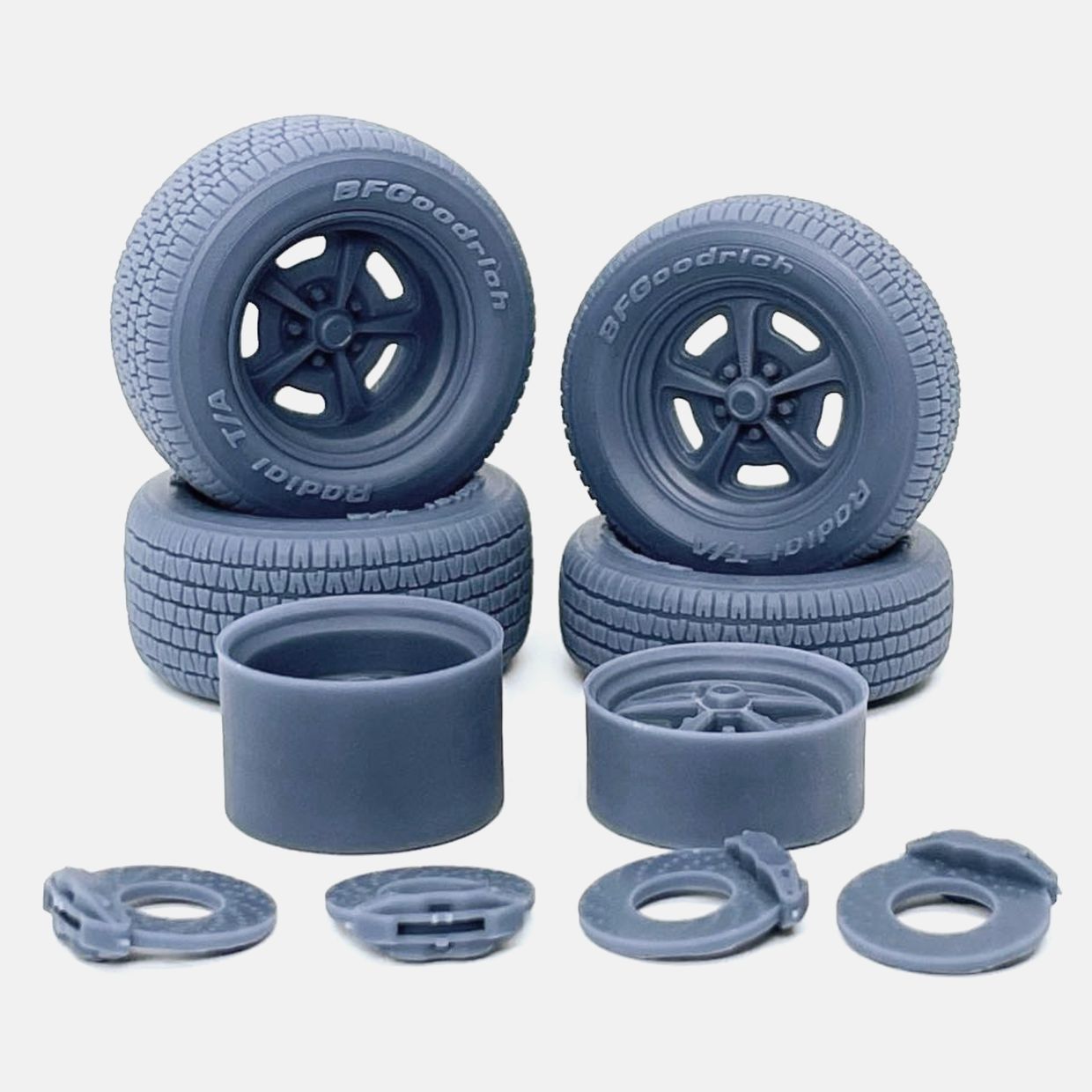 3D Printed Car Wheels, Tires, and Parts. STL Downloads.