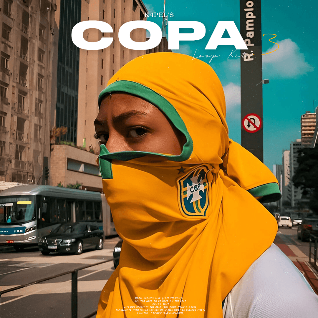 K4pel - "COPA 3" Loop Kit (Central Cee, Dave, Hazey, Afro Drill, Brazil Funk, RnB)