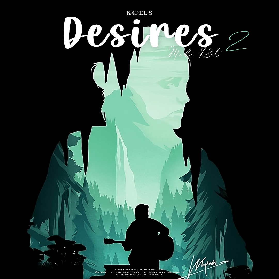K4pel - "Desires 2" Guitar Midi Kit (Afro Drill, Central Cee, Dave, Melodic, R&B, Spanish)