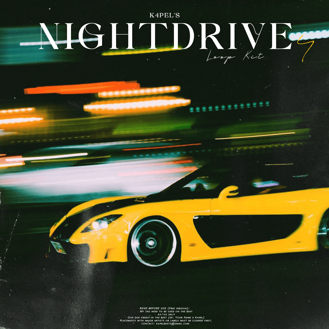 K4pel - "Nightdrive 4" Loop Kit (Club, House, Deep House, EDM, Summer)