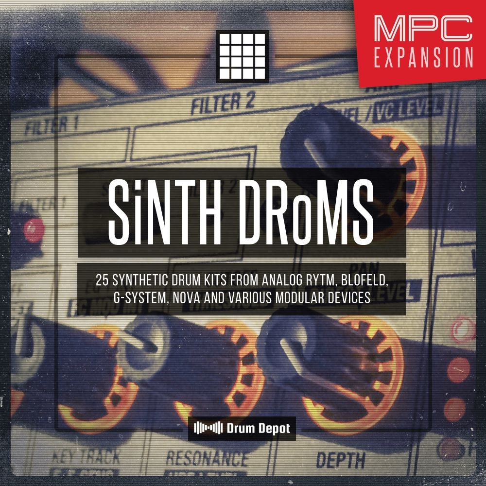 SiNTH DRoMS – MPC Expansion [25 synth & modular drum kits]