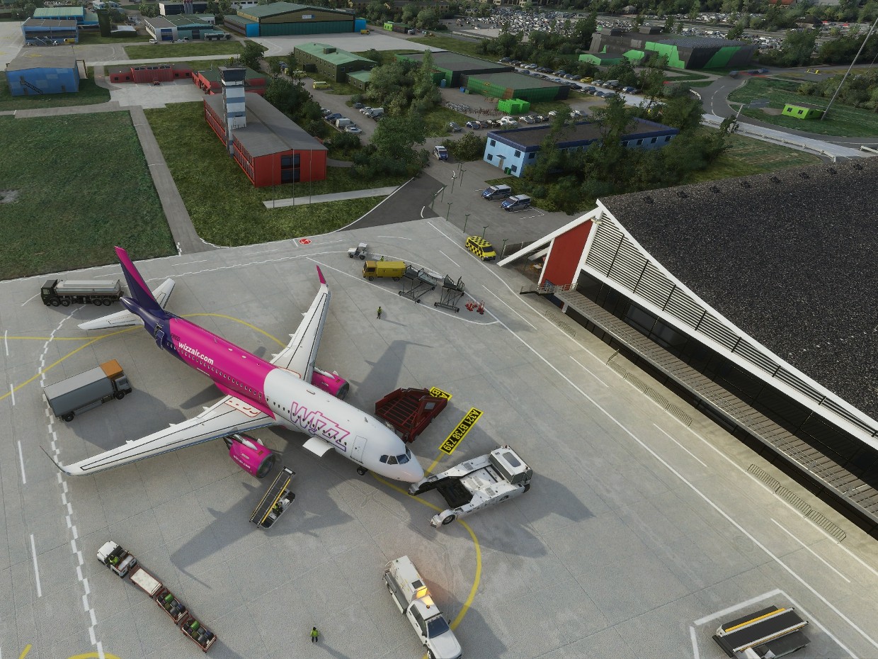 EDJA Allgäu Airport Memmingen for MS Flight Simulator