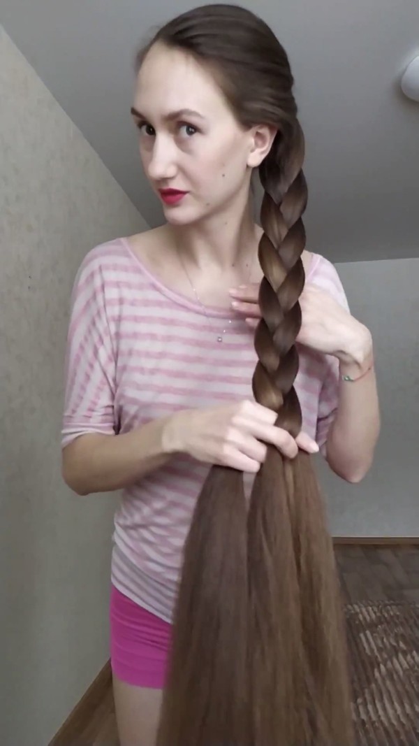 Tatyana Sexy Ponytail Hair Play