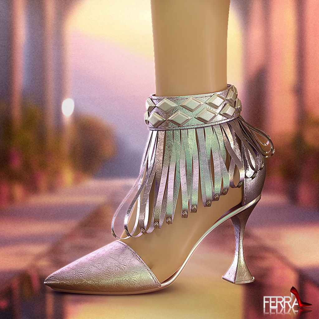 CUTIE HEELS SILVER