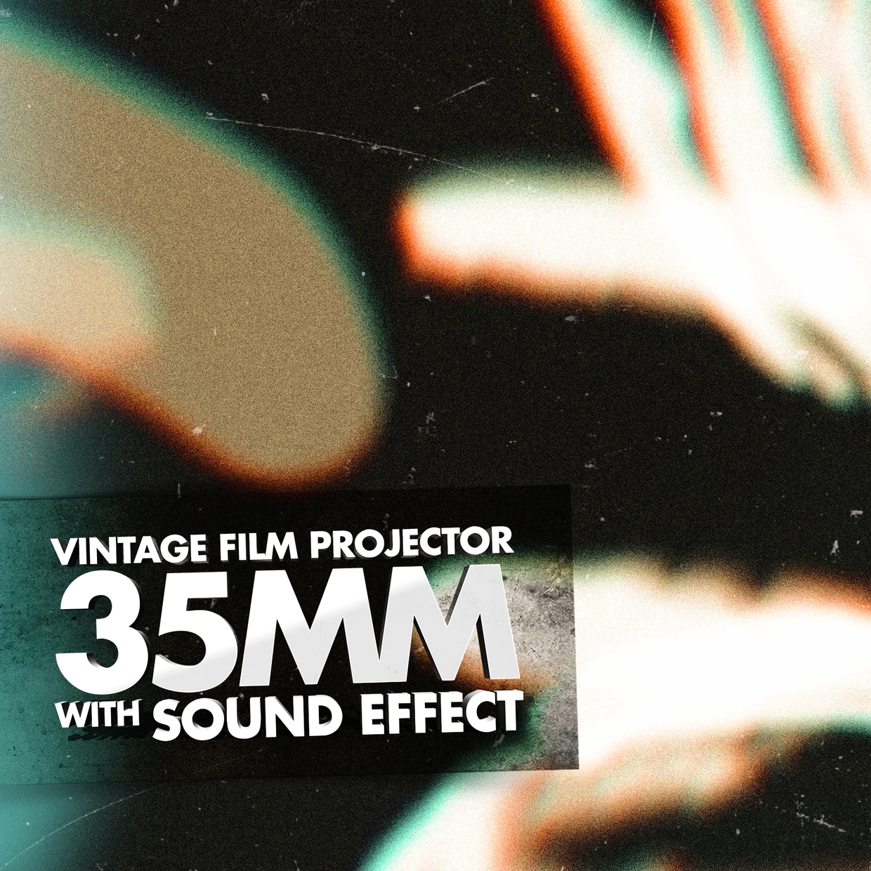VINTAGE Film PROJECTOR, 35mm with SOUND EFFECT