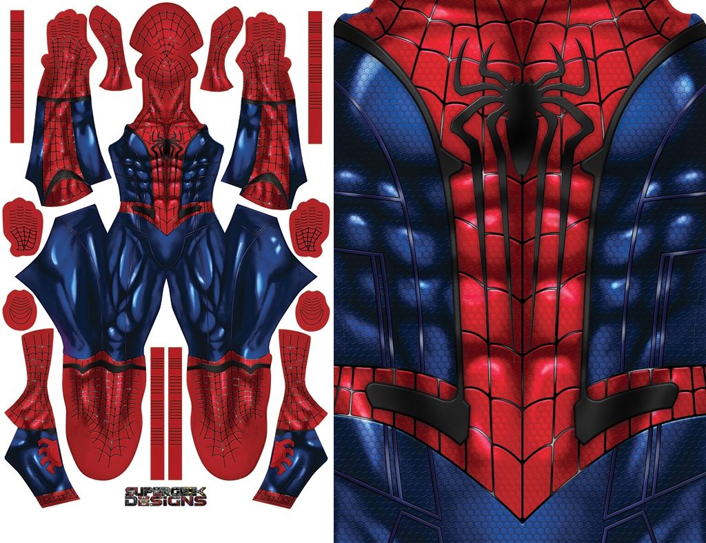 SPIDERMAN DREAM SUIT (TASM2 emblem) pattern file