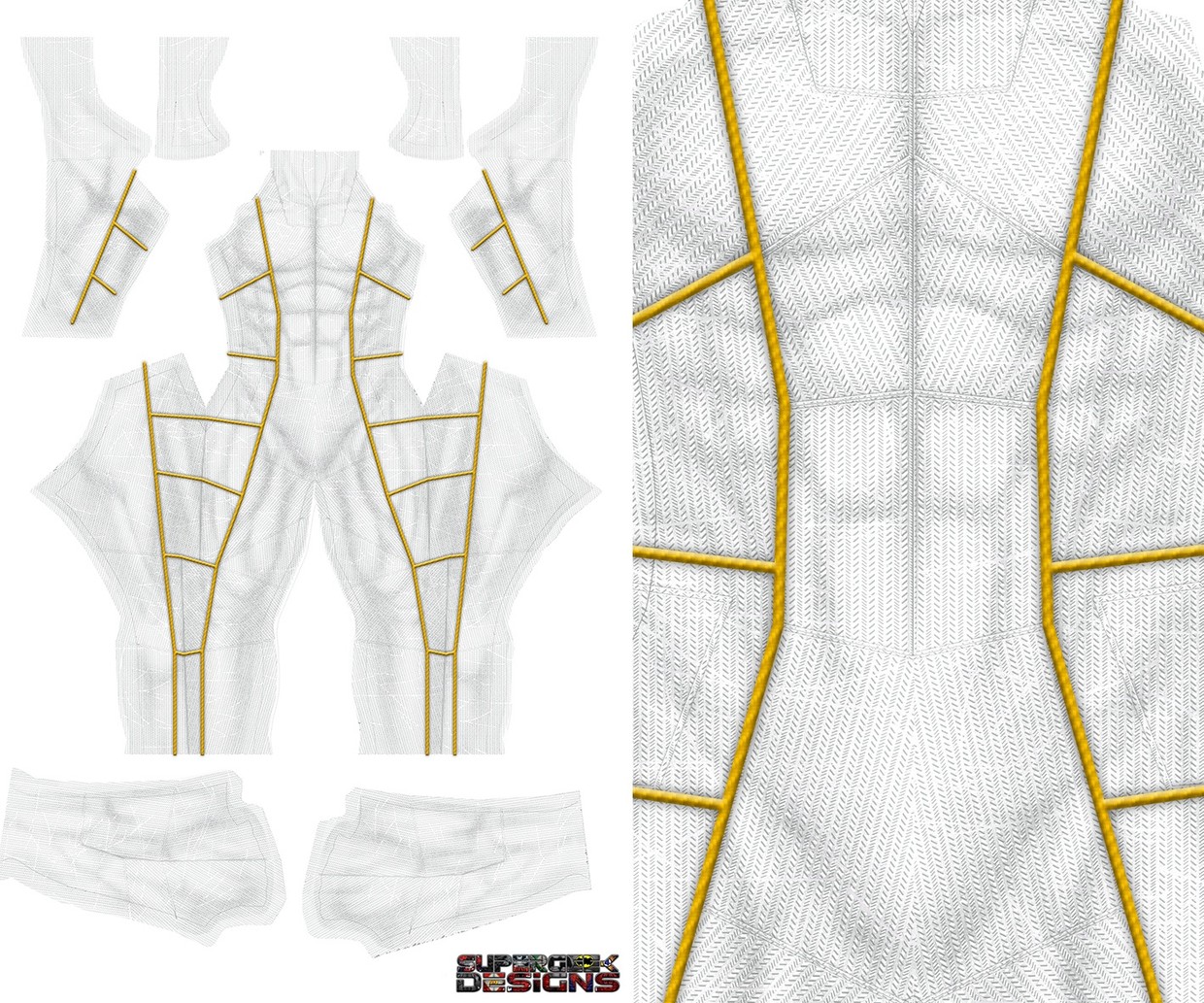 NEW WHITE RANGER v2 pattern file