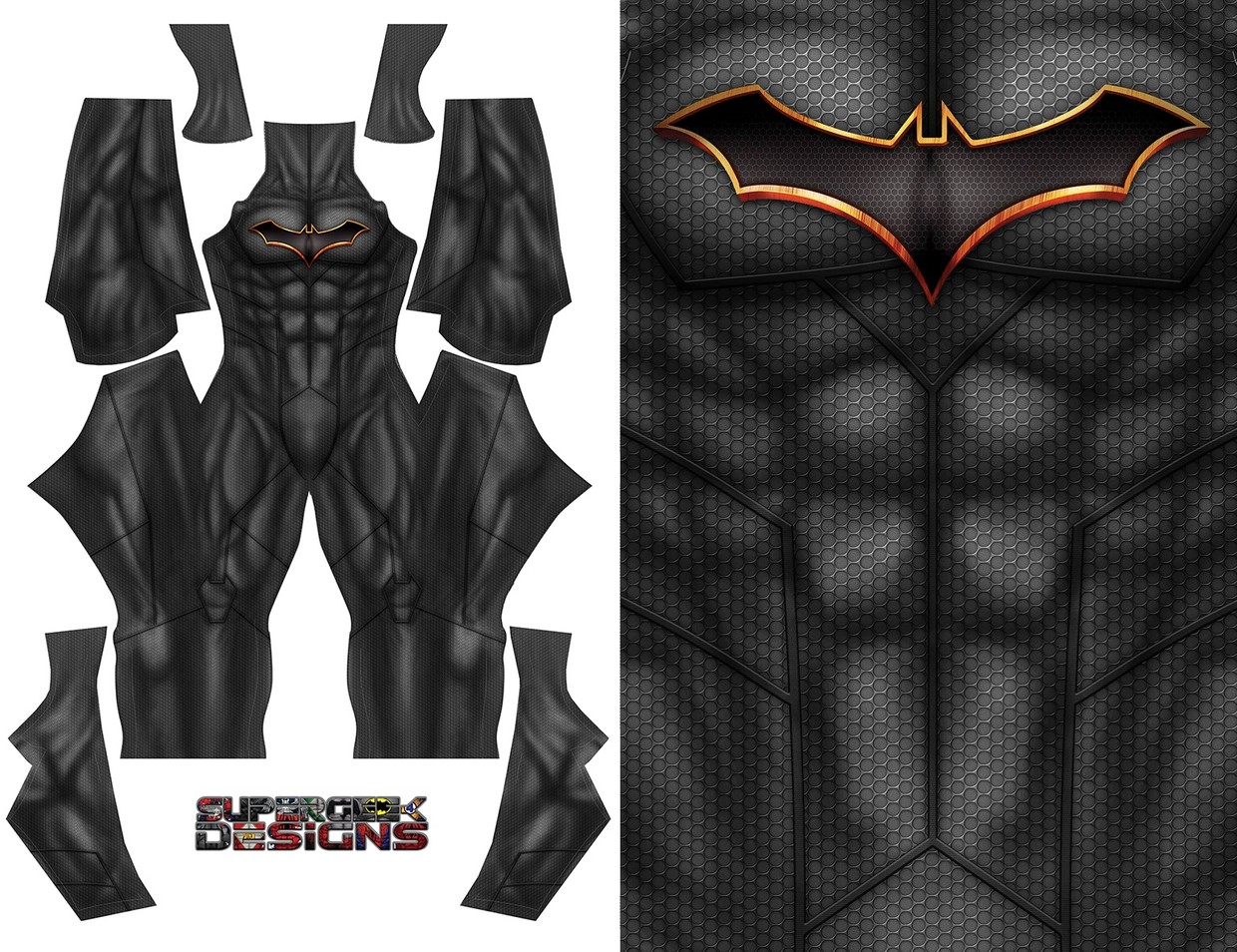 BATMAN REBIRTH (with emblem) pattern file