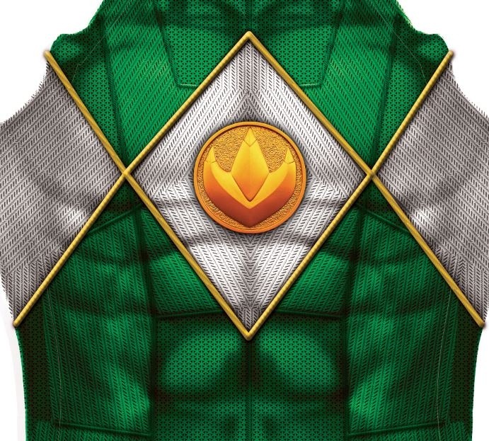 GREEN POWER RANGER (with emblem) pattern file