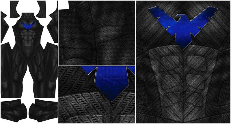 NIGHTWING: DAWN OF JUSTICE STYLE pattern file