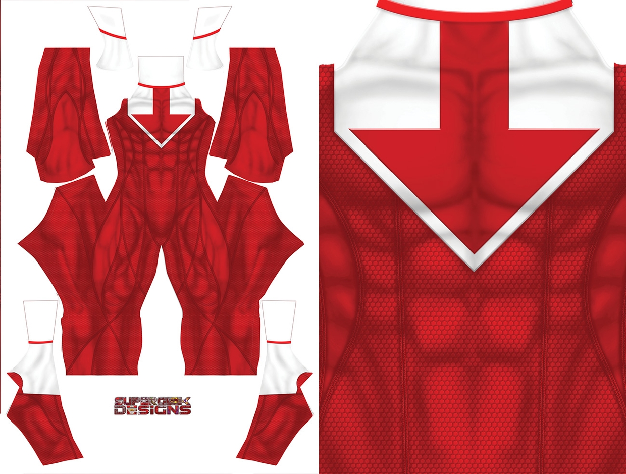 RED TIME FORCE RANGER pattern file