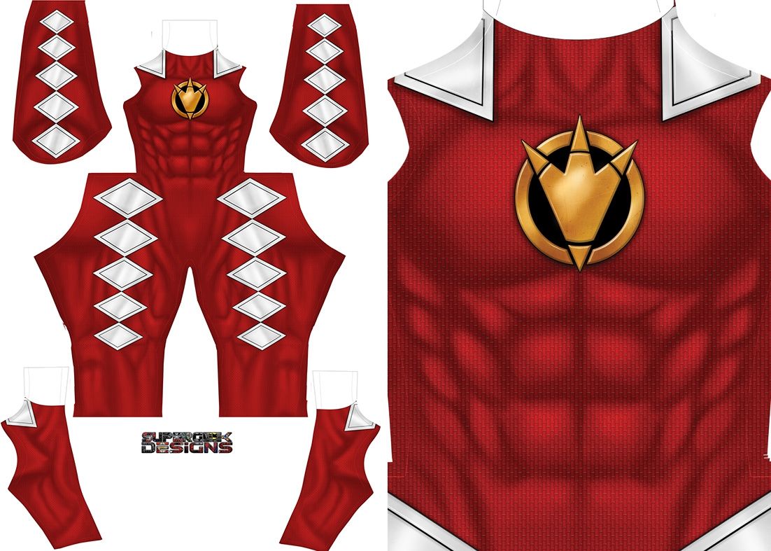 RED DINO THUNDER pattern file