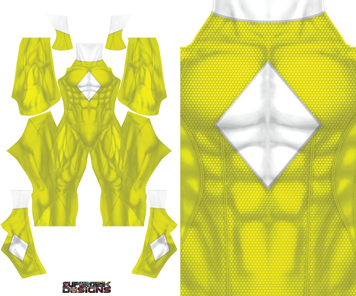YELLOW RANGER CONCEPT MALE pattern file
