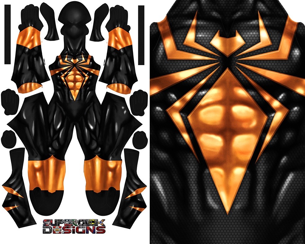 IRON SPIDER (Miles Morales uncle version) pattern file