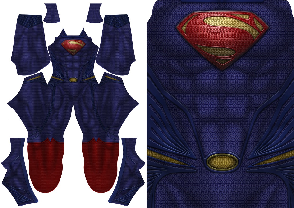 SUPERMAN - MAN OF STEEL pattern file (new muscle base)