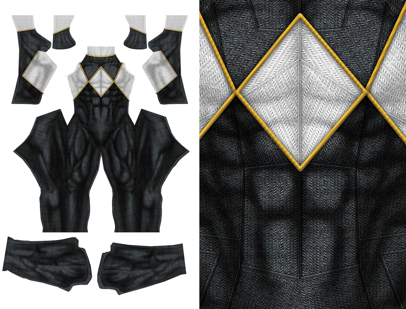 RED POWER RANGER IN SPACE pattern file