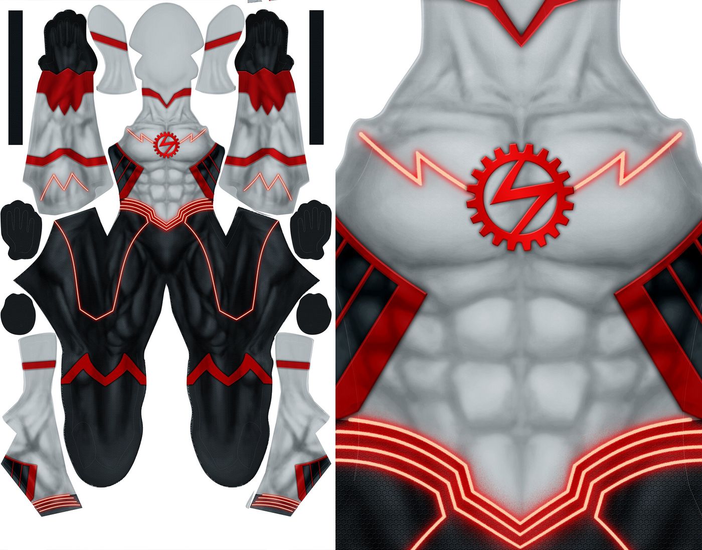 PINK POWER RANGER pattern file