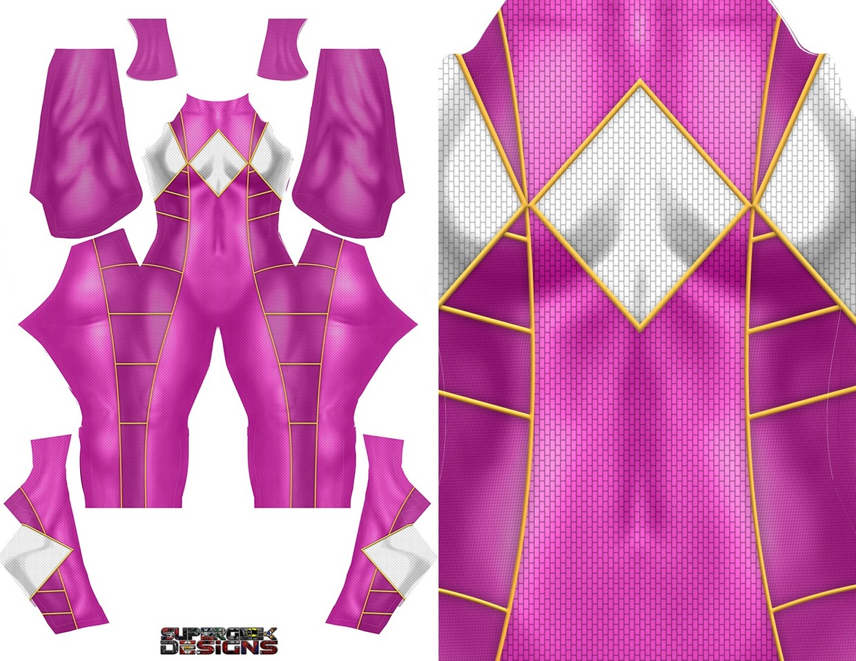 PINK RANGER (Bat in the sun) pattern file