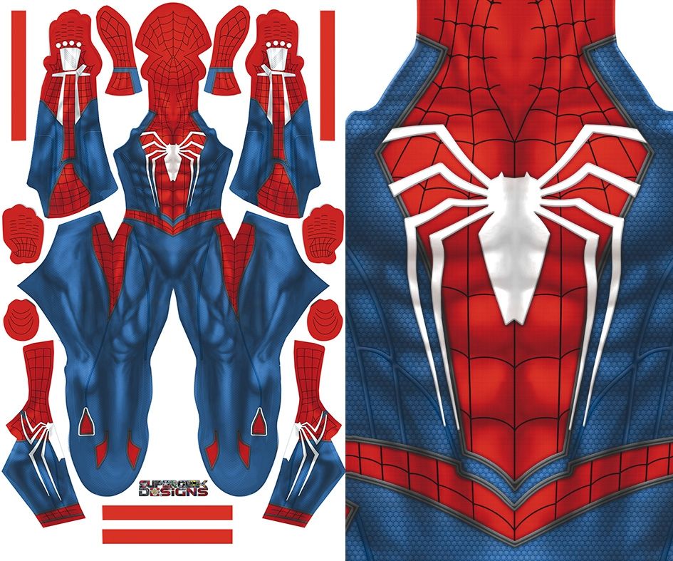 PS4 INSOMNIA SPIDER-MAN pattern file