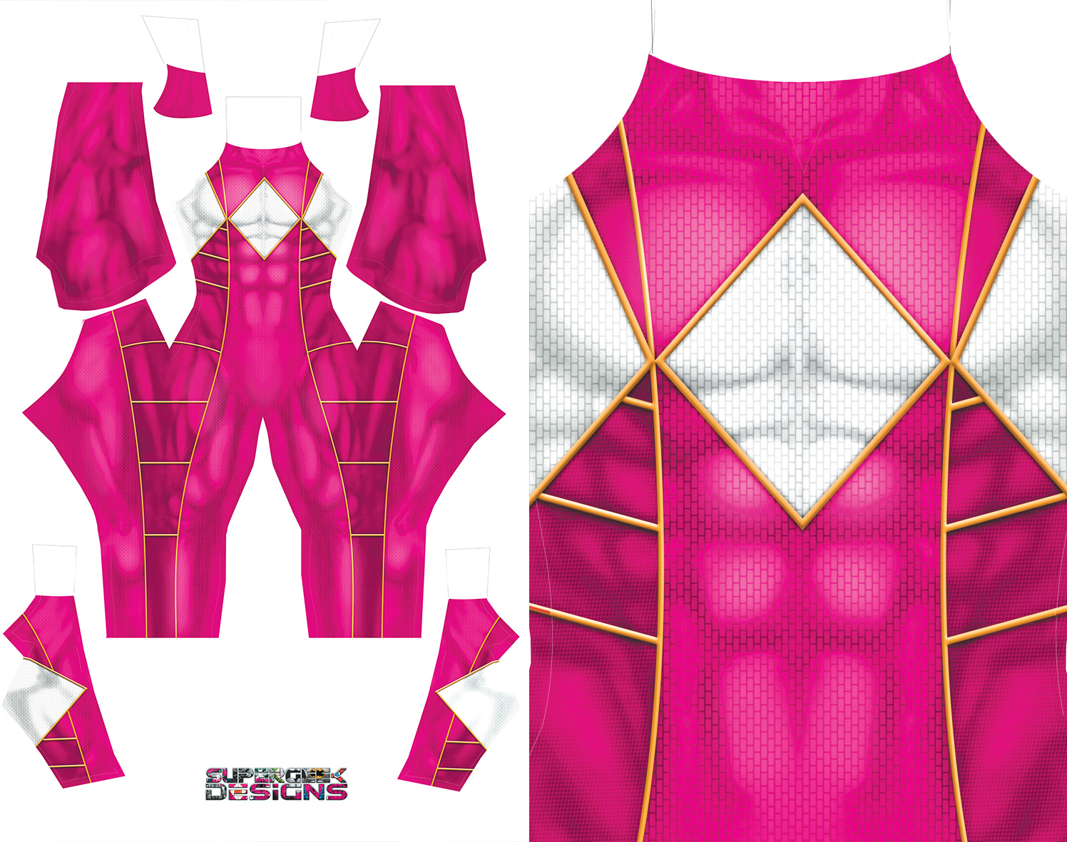 PURPLE POWER RANGER pattern file
