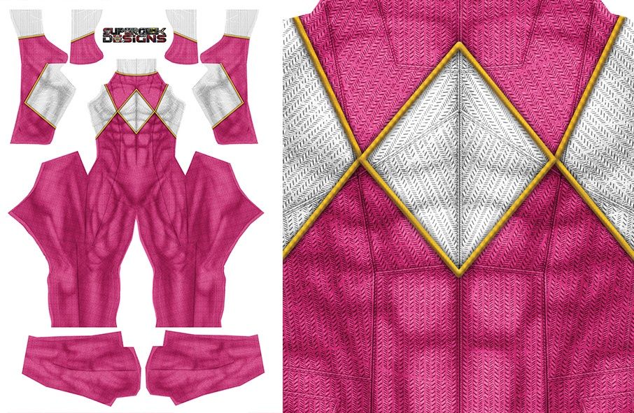 MALE PINK RANGER pattern file