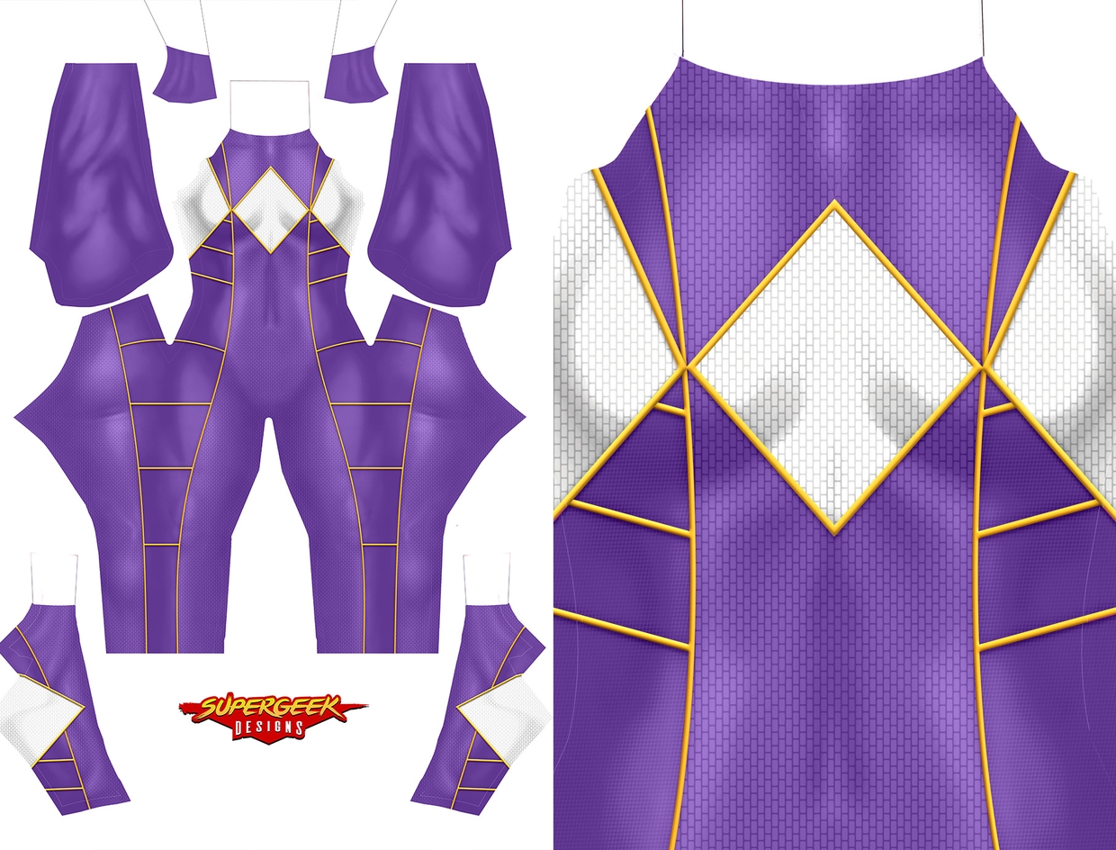 PURPLE POWER RANGER pattern file