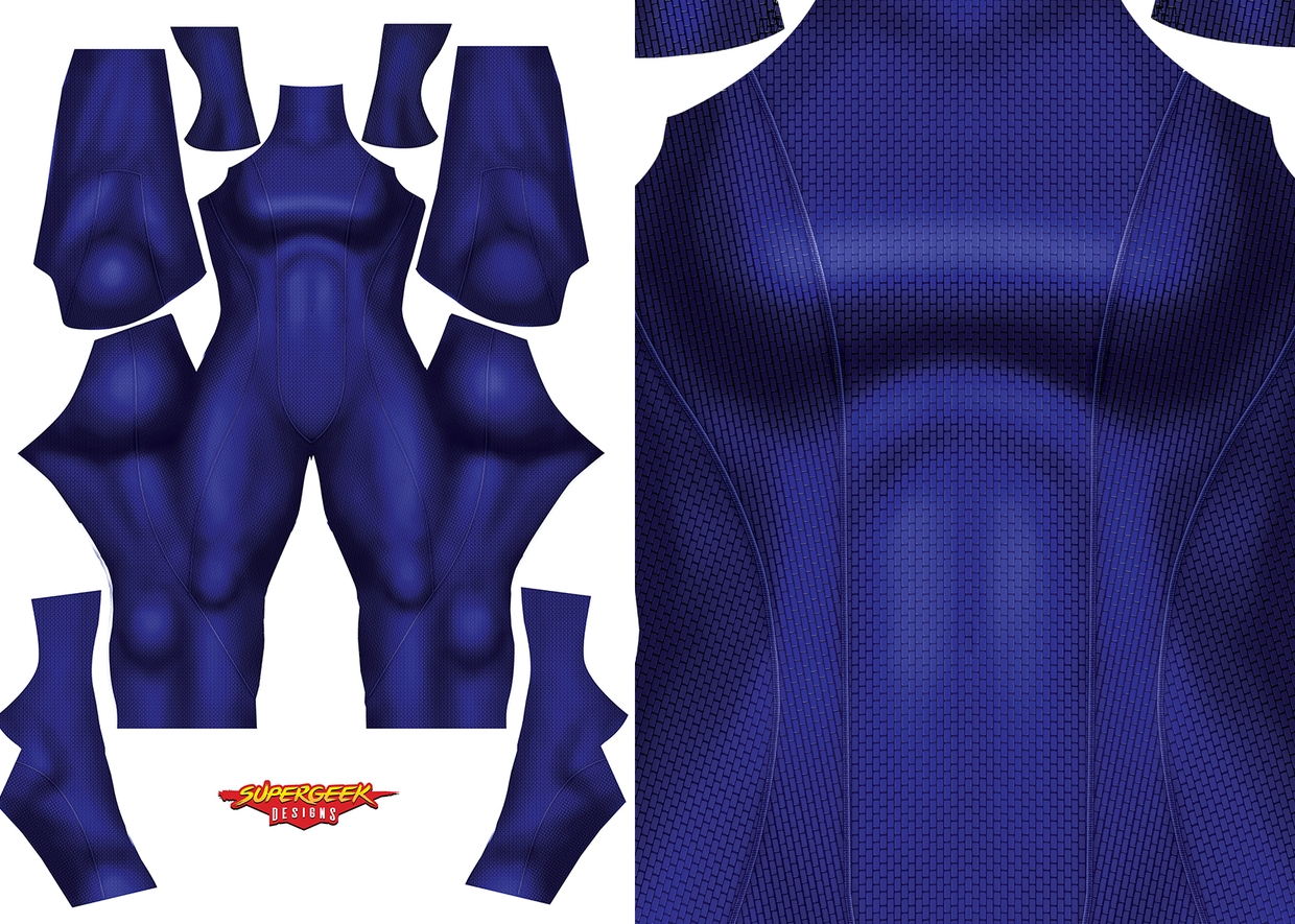 BLUE UNDERSUIT (female shading) pattern file