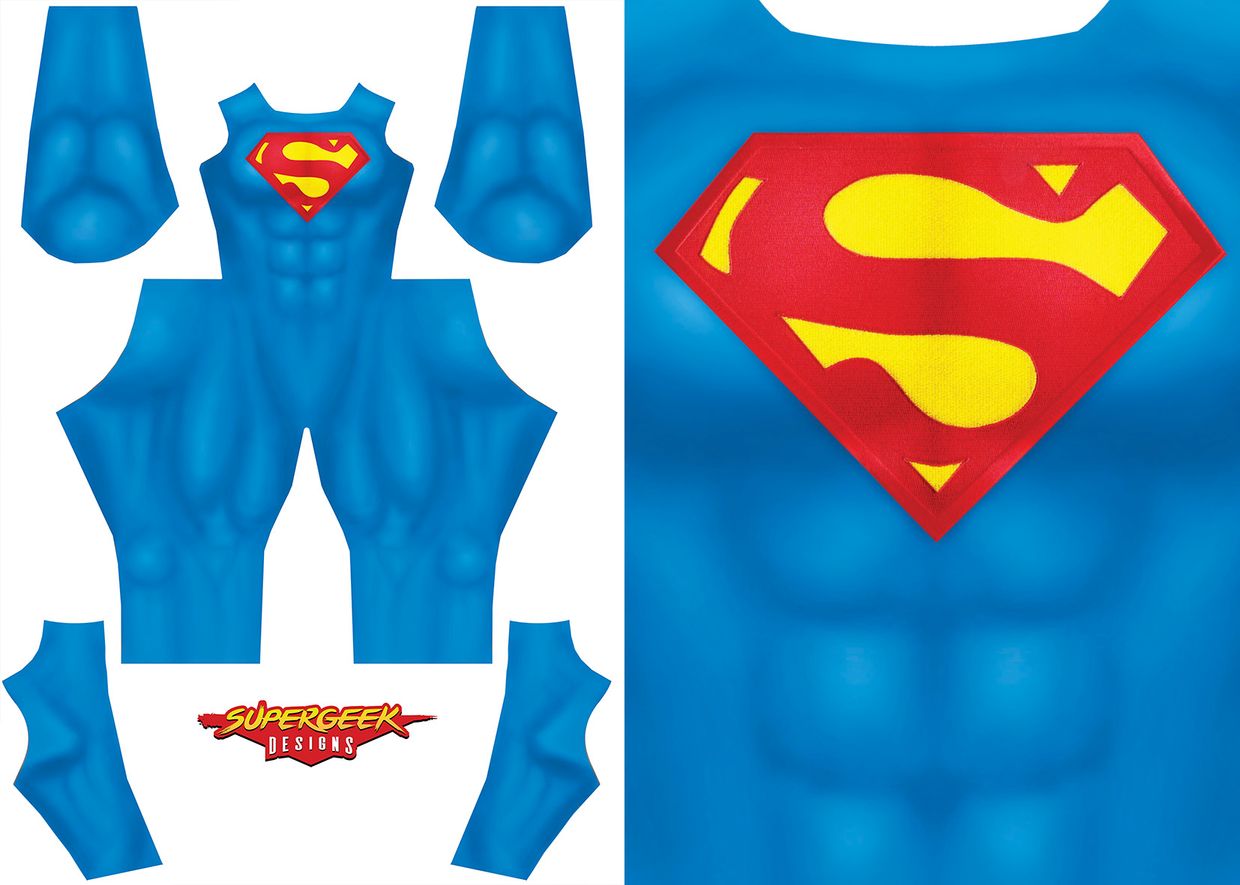 OLD SCHOOL SUPERMAN pattern file
