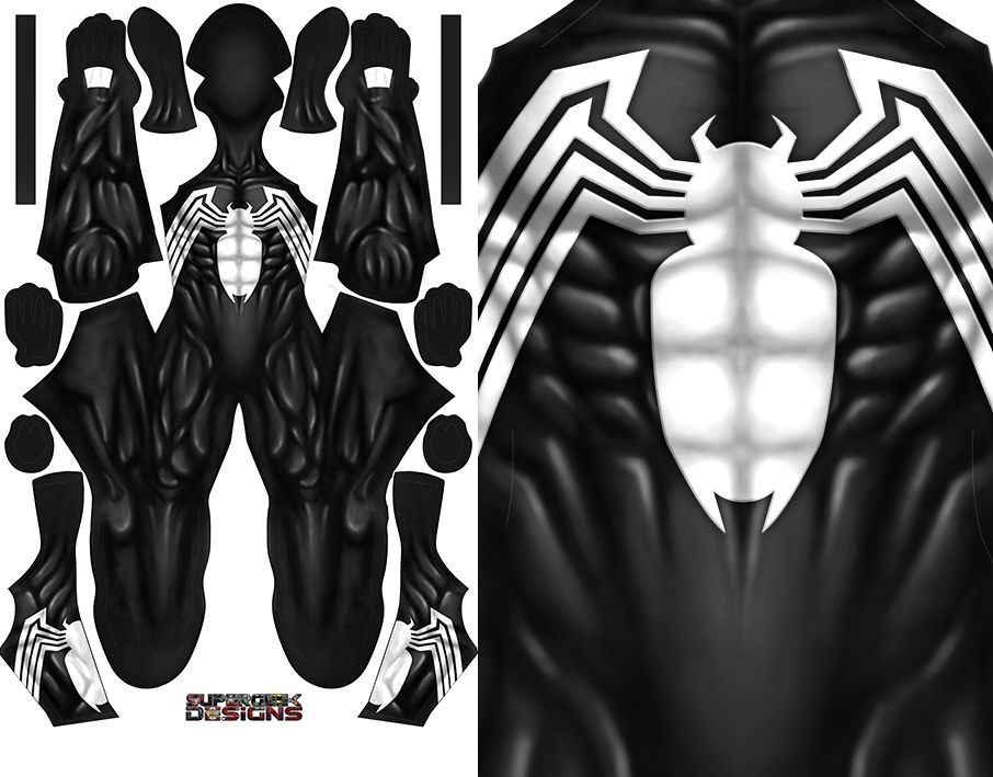CLASSIC SYMBIOTE SPIDERMAN pattern file