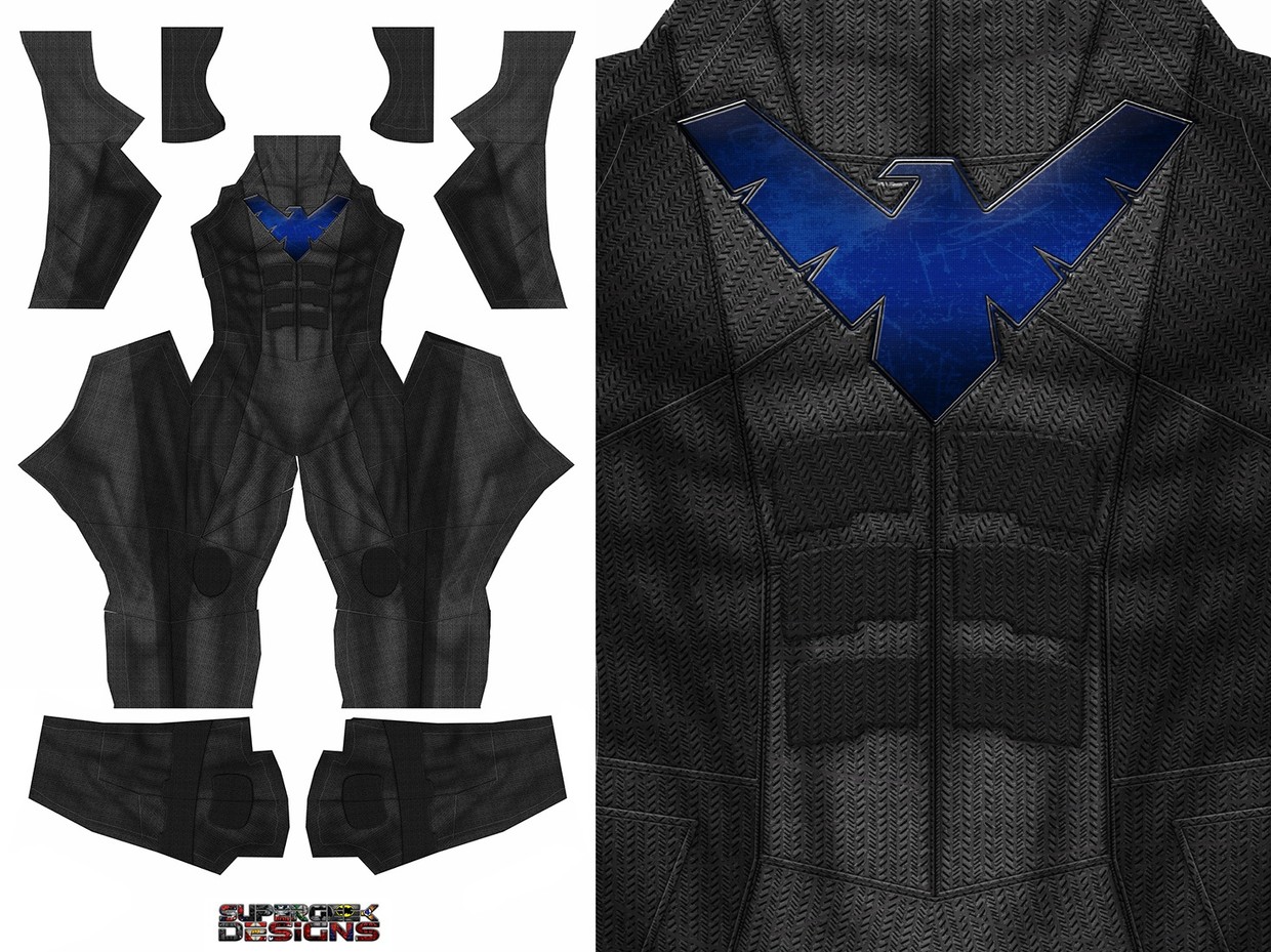 NIGHTWING JUSTICE LEAGUE style - pattern file