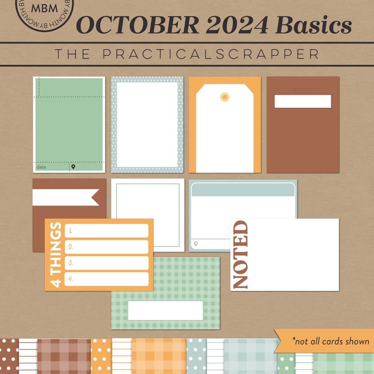 October 2024 Month by Month Basics