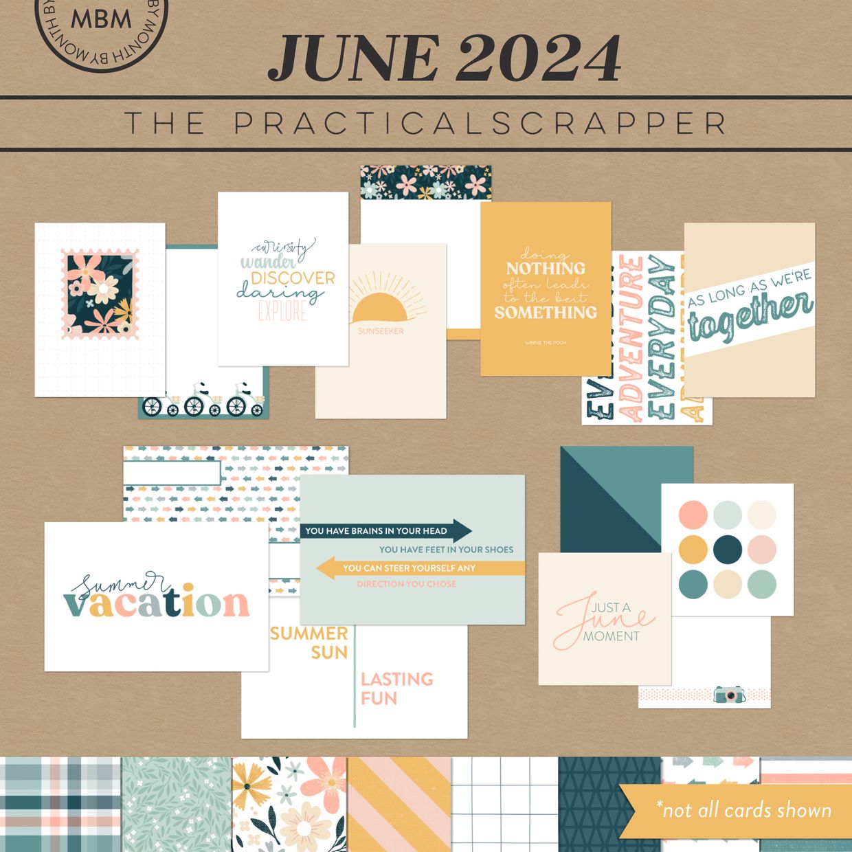 June Month by Month Pocket Cards