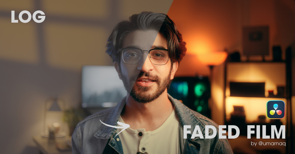 Faded Film Look DaVinci Resolve Power Grade (all cameras)