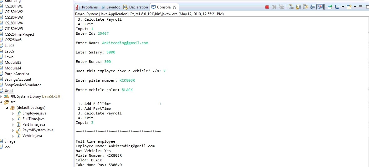 CS1102 Programming 1-Project Assignment Unit 5 Solution