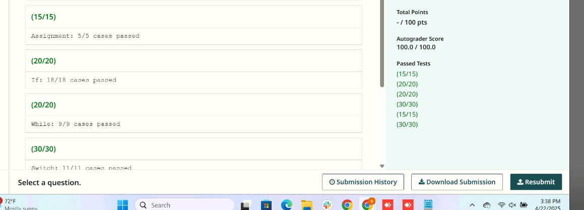 CSE340 Spring 2025 – Project 3 Solved