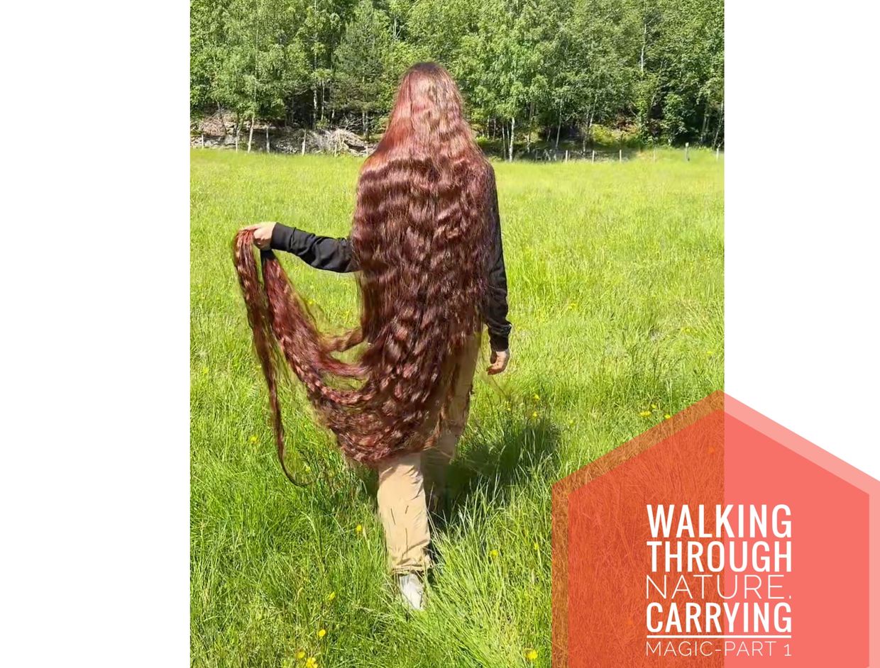 Rapunzel in Nature | Part I | Long Hair Walk in the Mountains