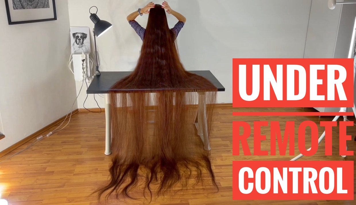 Grow and show the very long hair. Everything is under REMOTE control