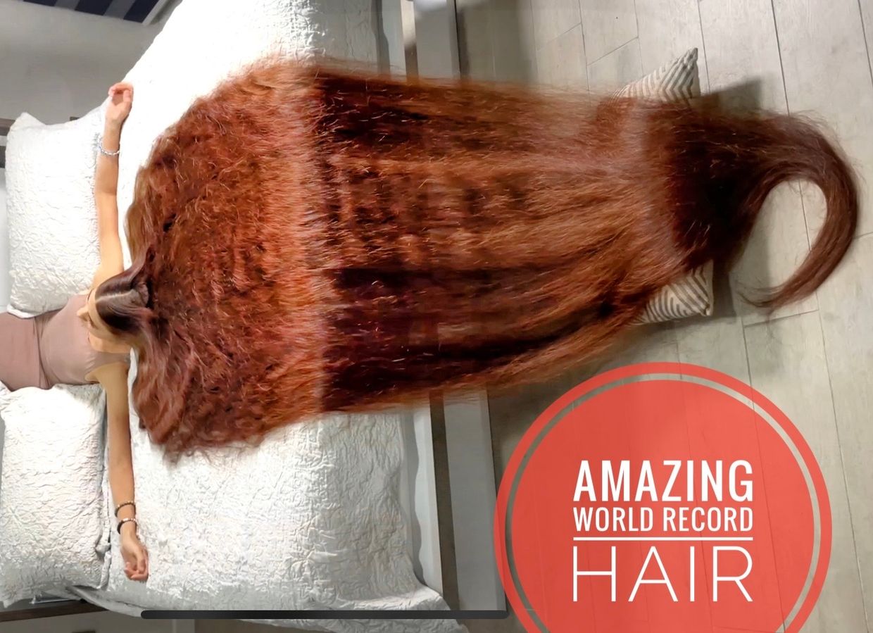 Amazing world record hair