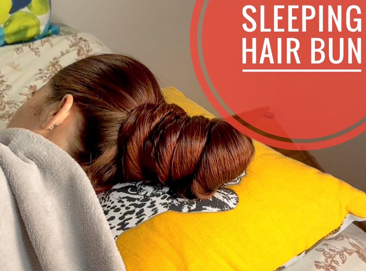 Sleeping hair bun