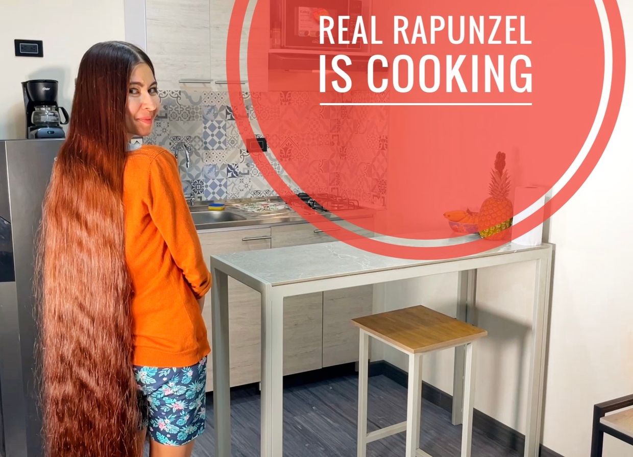 Real Rapunzel is cooking